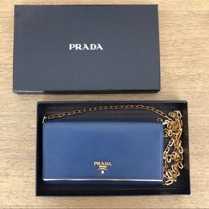 Prada | Bags | Prada Chain Wallet | Poshmark